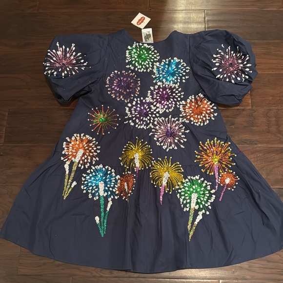 QUEEN OF SPARKLES | Dresses | Queen Of Sparkles Fireworks Dress Xs New ...